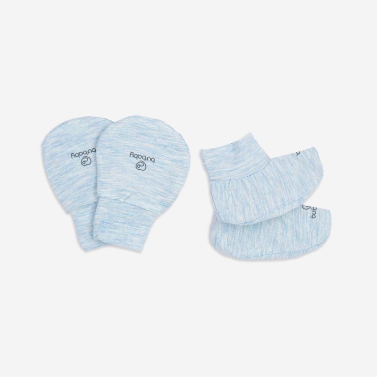 BUBABY- Set bao tay bao chân- Xanh biển - MomMomCare.Com - Baby, Kid ...