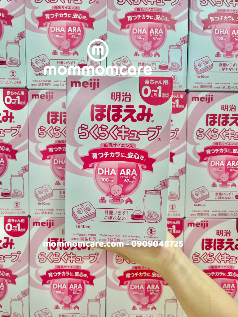 Sữa Meiji Thanh 0-1 tuổi nội địa Nhật - Hộp 24 thanh - MomMomCare.Com ...