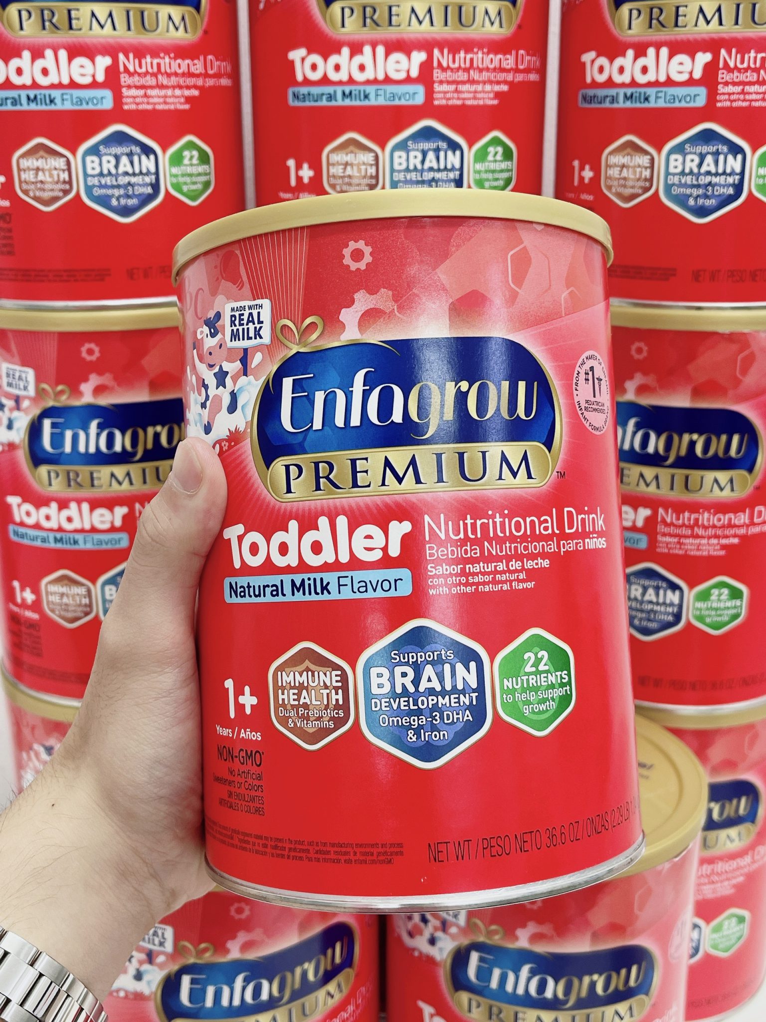 Sữa Enfagrow Premium Toddler Next Step nắp đỏ cho trẻ từ 1- 3 tuổi hàng Mỹ